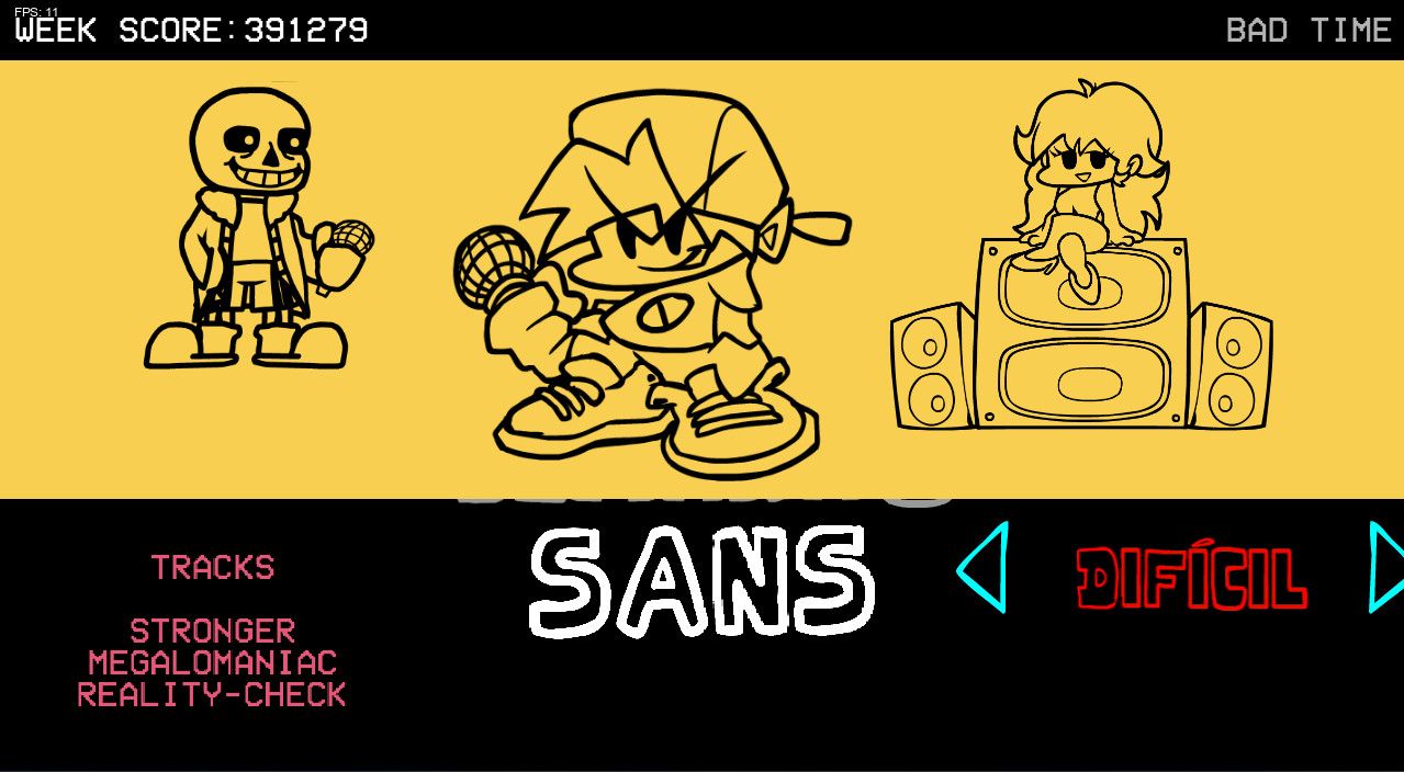 FNF | VS Sans Mod (ATUALIZADO)| Traduzido em PT-BR Mod for Friday Night ...