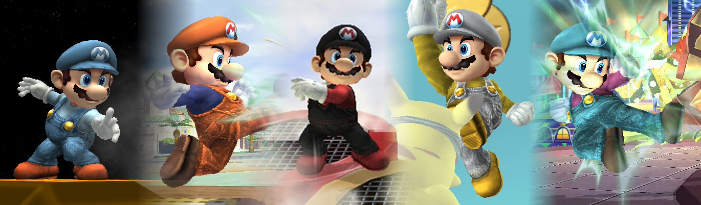 Bundle of Themed Mario Recolors Mod for Super Smash Bros. Brawl | Brawl ...