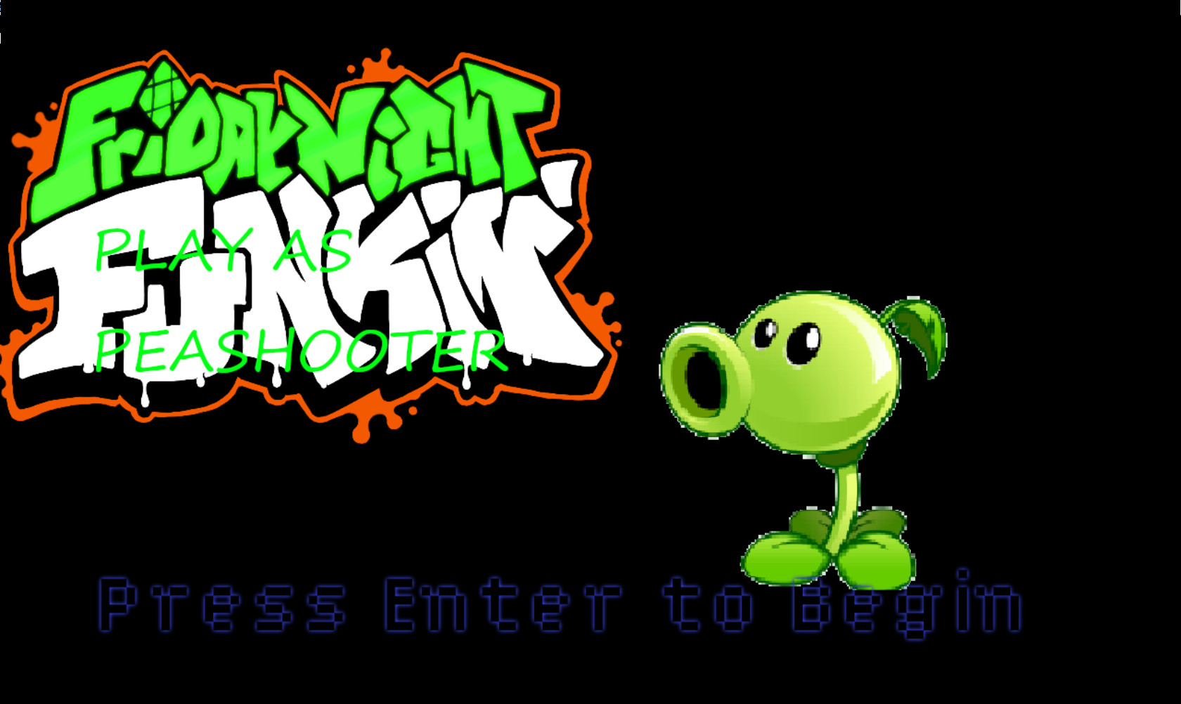 Fnf Play as Peashooter mod (And Snow pea) Mod for Friday Night Funkin ...