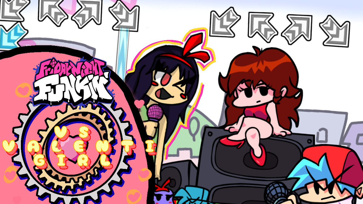 VS Valentine girl FNF [Friday Night Funkin'] [Mods]