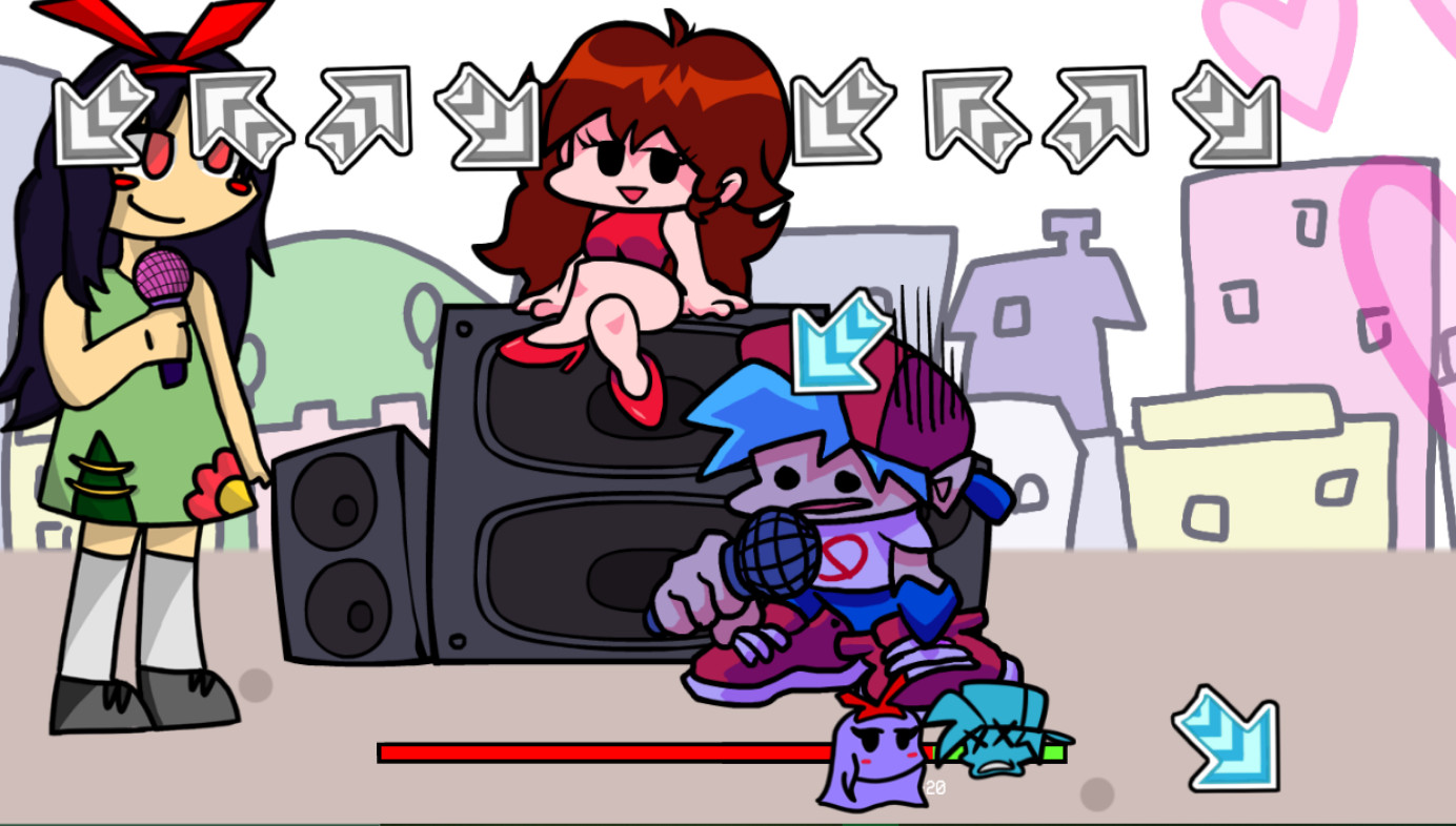 VS Valentine girl FNF [Friday Night Funkin'] [Mods]