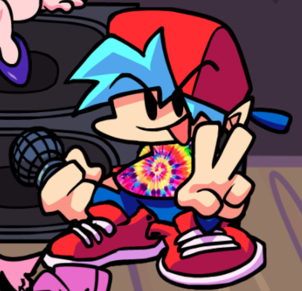 Tie Dye Boyfriend Mod for Friday Night Funkin' | FNF Mods