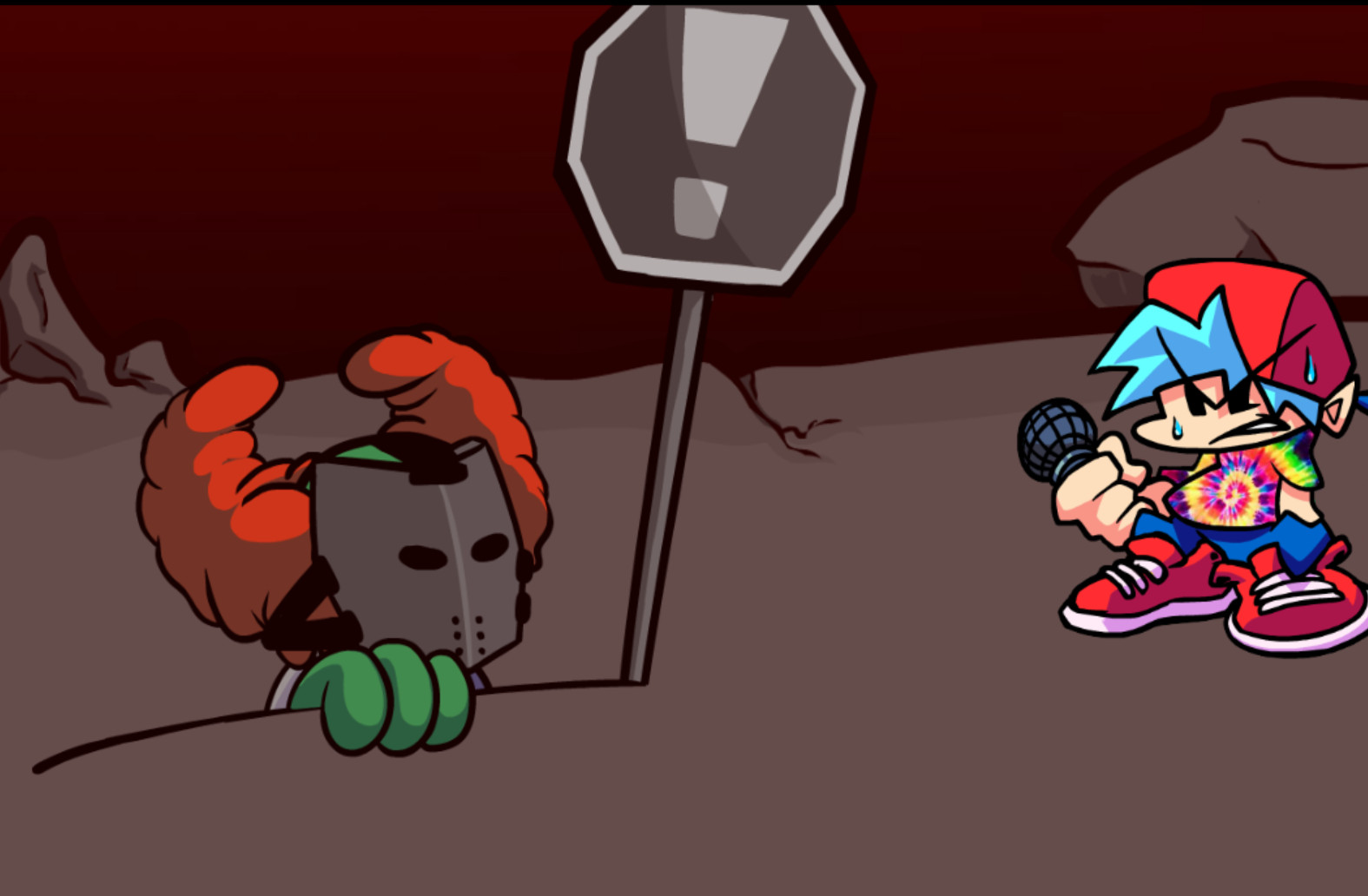 Tie Dye Boyfriend Mod for Friday Night Funkin' | FNF Mods