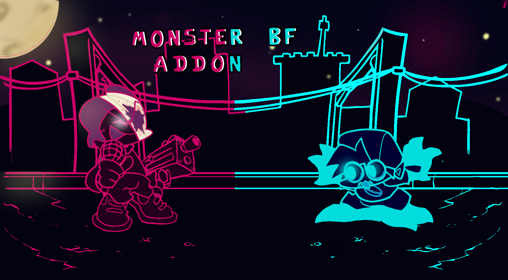 High Effort B3 Blammed-Monster bf + Pico (addon) Mod for Friday Night ...