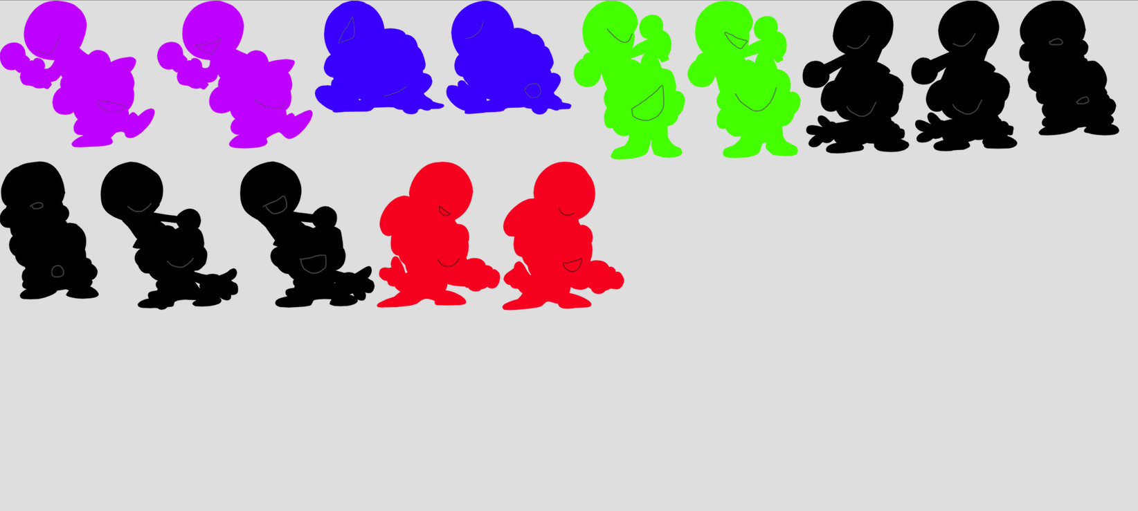 Silhouette Characters [Friday Night Funkin'] [Mods]