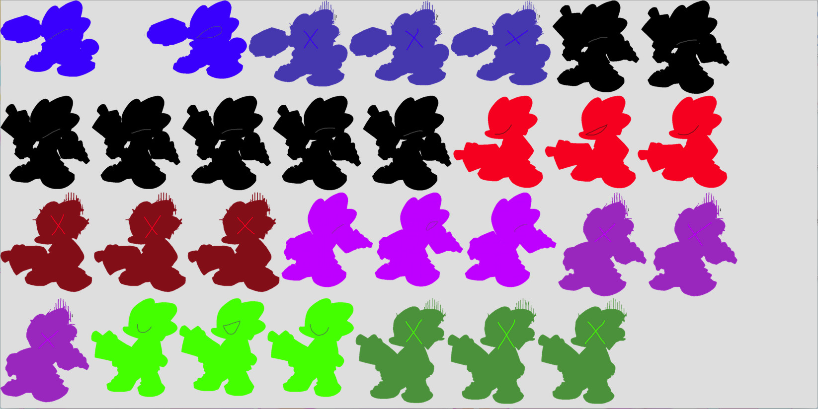 Silhouette Characters Mod for Friday Night Funkin' | FNF Mods