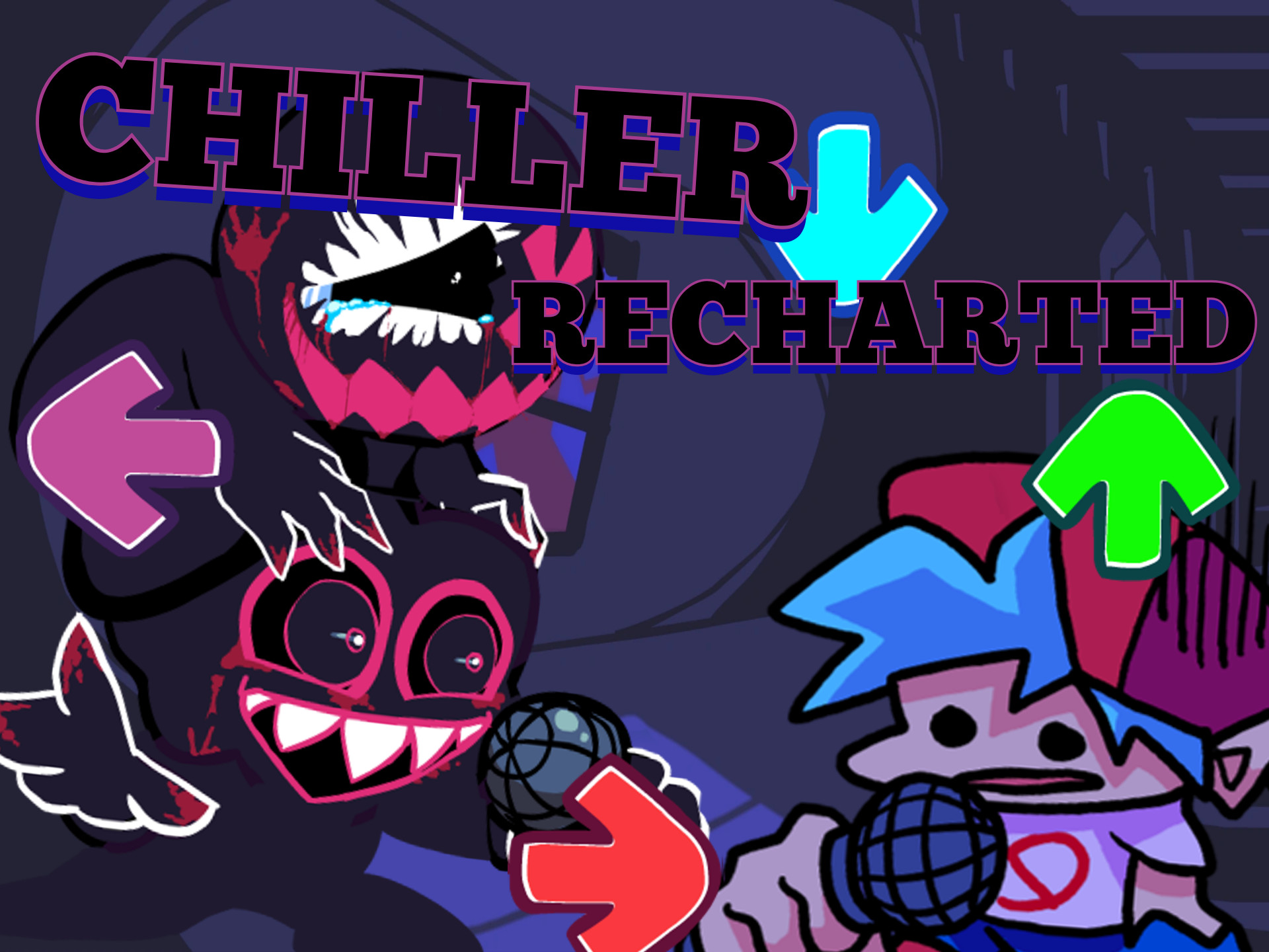 FNF Chiller RECHARTED (over south) Mod Mod for Friday Night Funkin ...