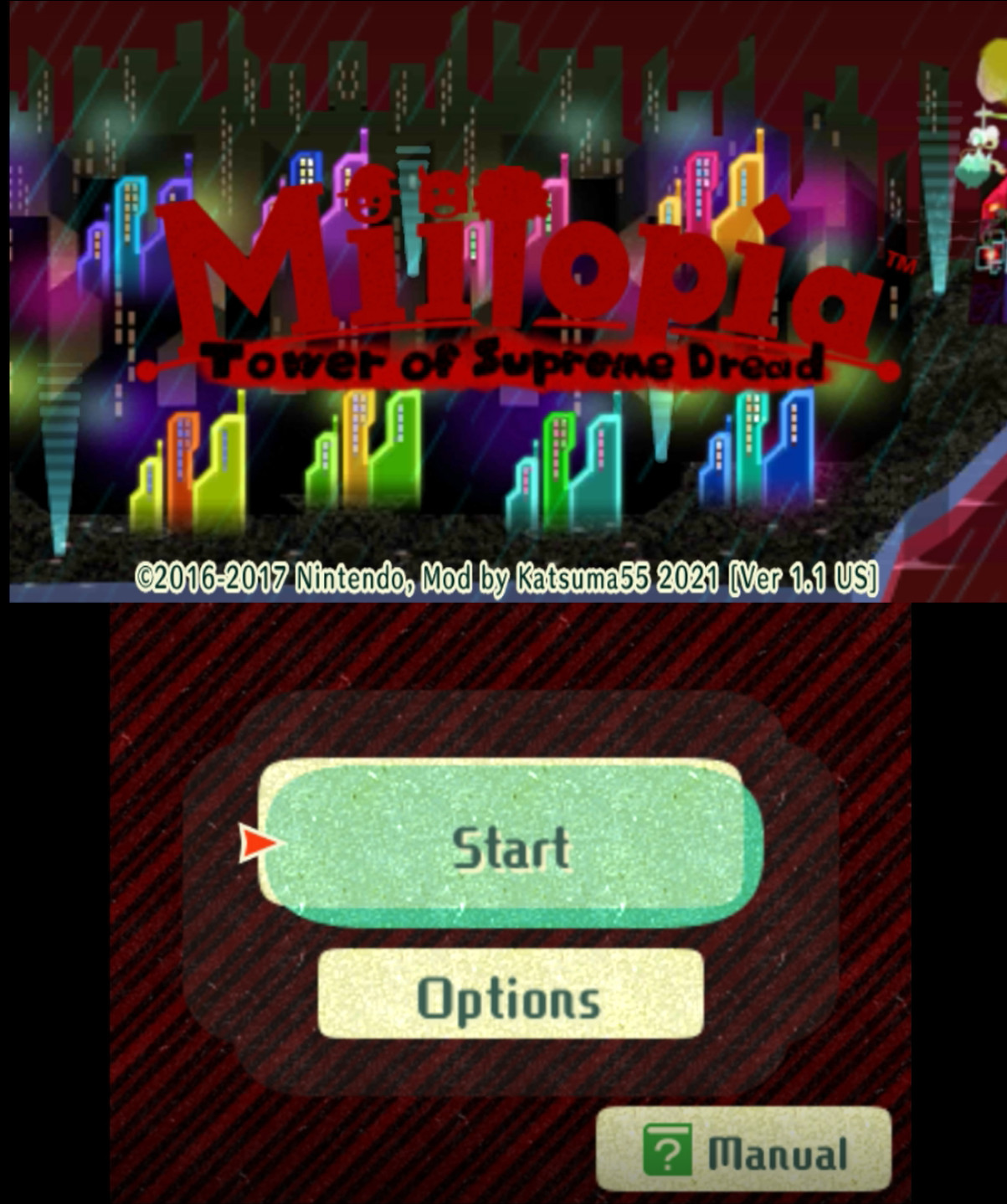 Tower of Supreme Dread Mod for Miitopia (3DS) | MT (3DS) Mods