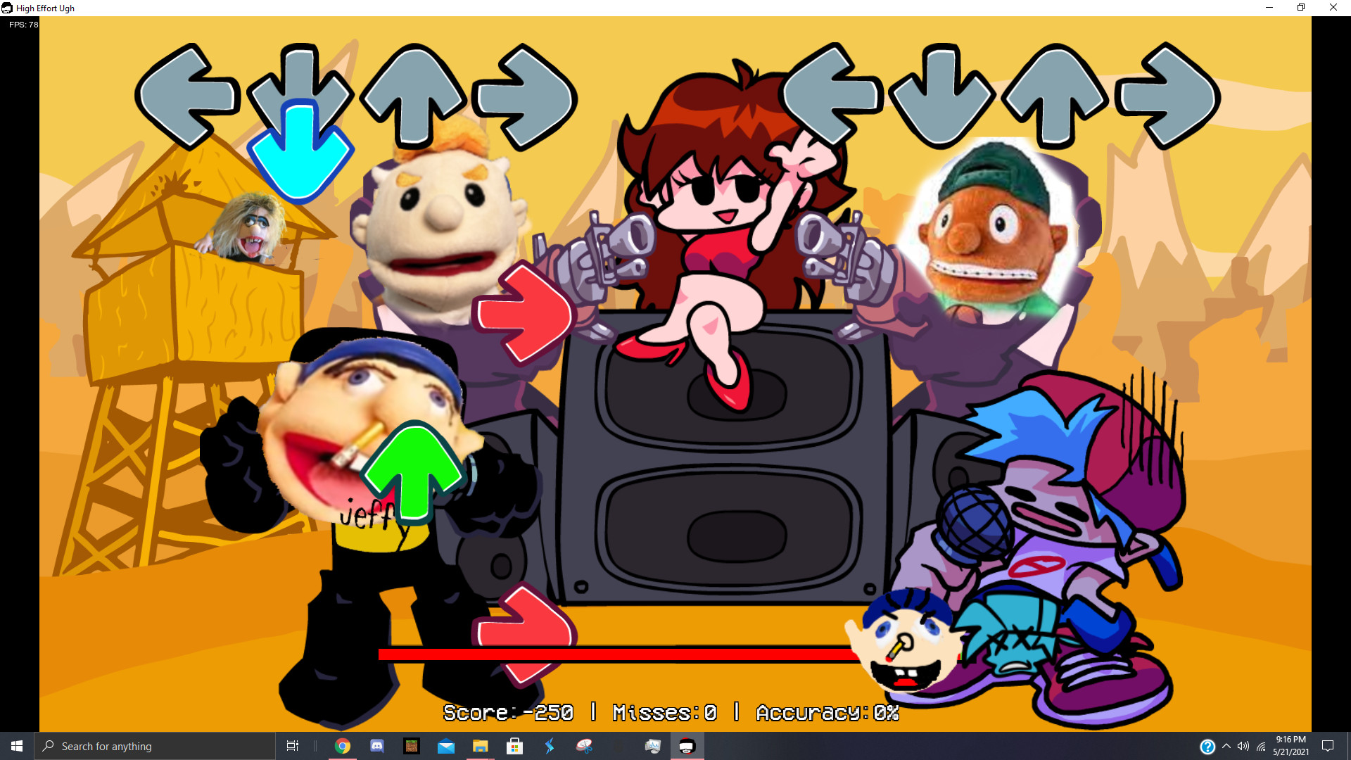 JEFFY UGH REMAKE Mod for Friday Night Funkin' | FNF Mods