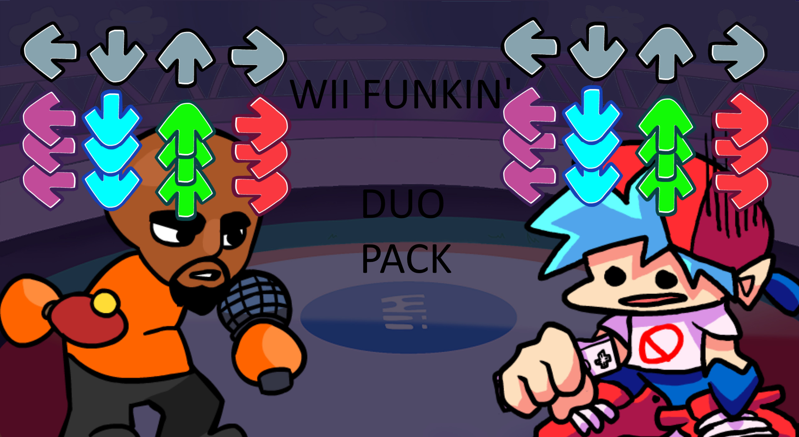 Wii Funkin' duo [Friday Night Funkin'] [Mods]