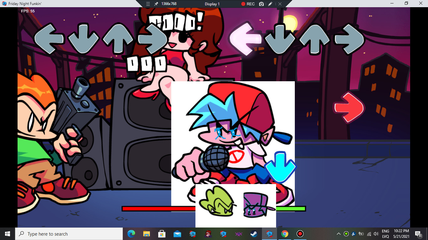 Friday Night funkin Demon boyfriend mod [Friday Night Funkin'] [Mods]