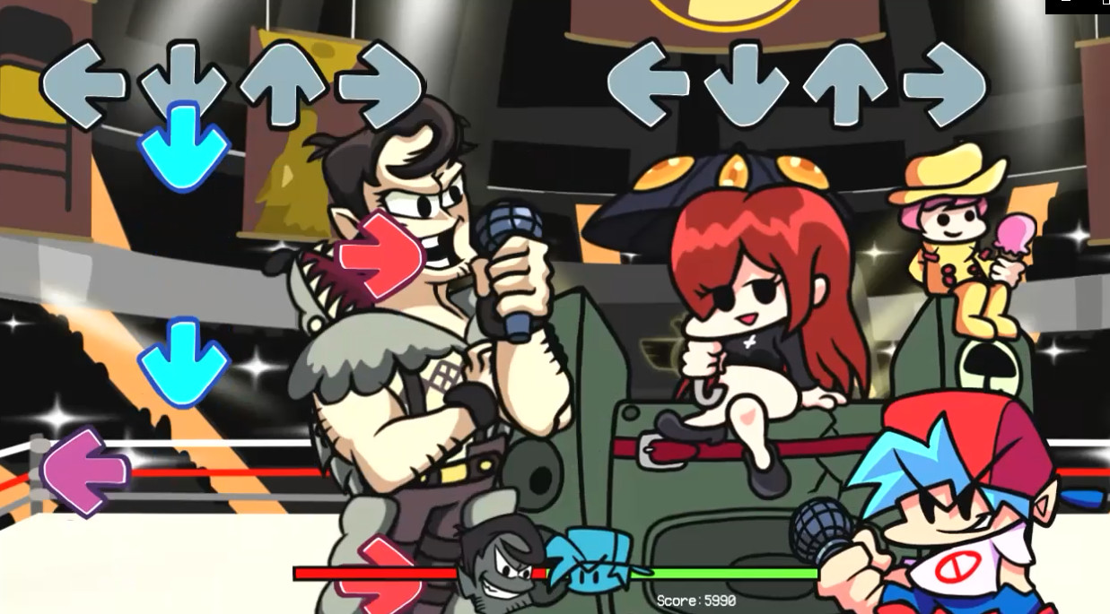 Beowulf from skullgirls Mod for Friday Night Funkin' | FNF Mods