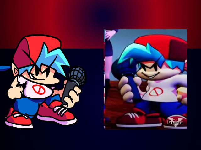 bf but smg4 posed Mod for Friday Night Funkin' | FNF Mods