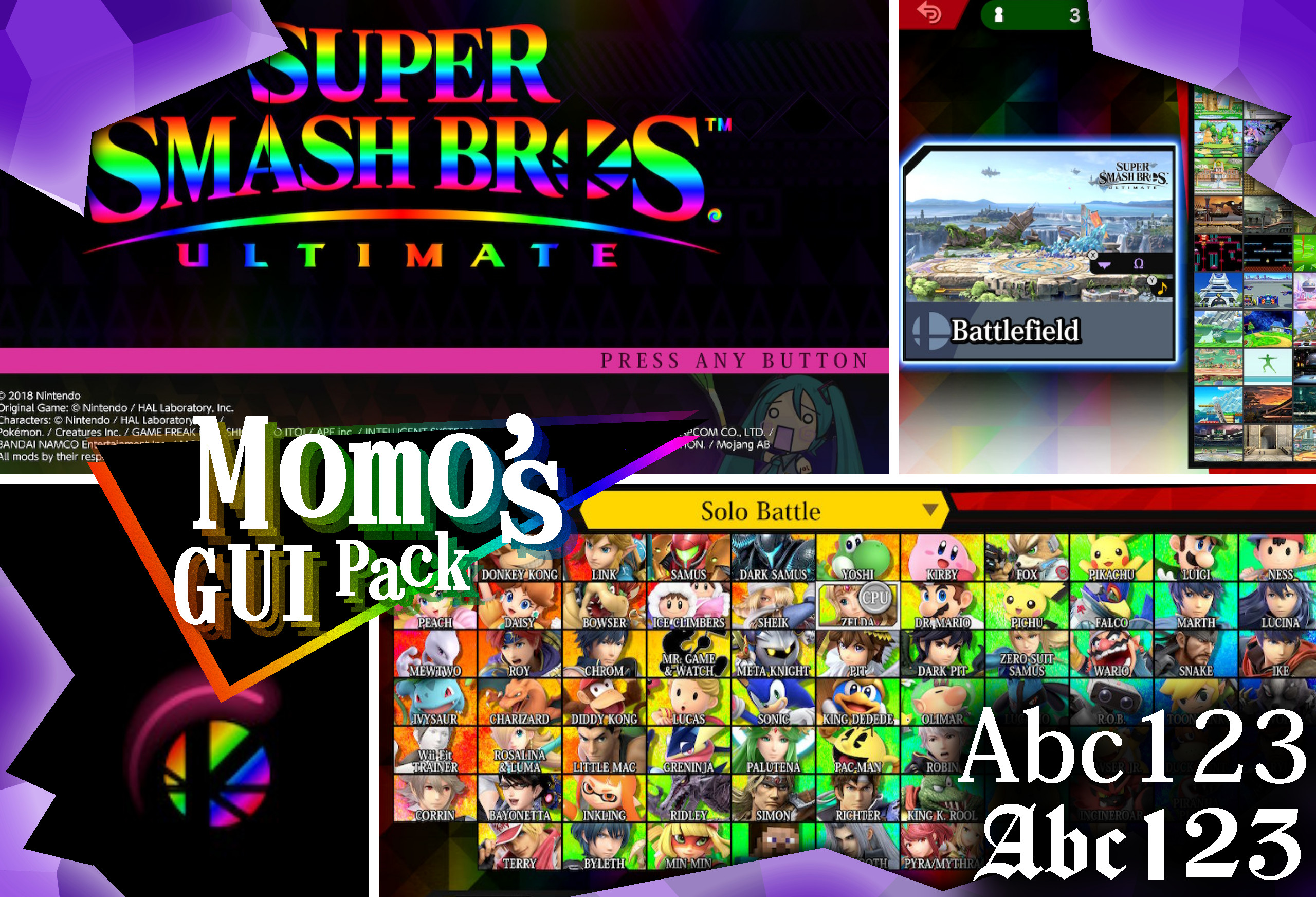 Momo's GUI Pack Mod for Super Smash Bros. Ultimate | SSBU Mods