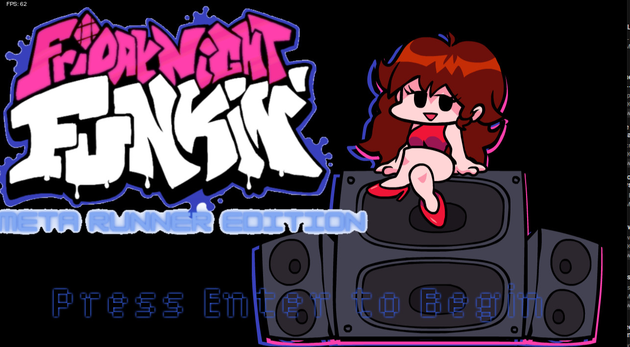 Meta Runner Title Mod! Mod for Friday Night Funkin' | FNF Mods