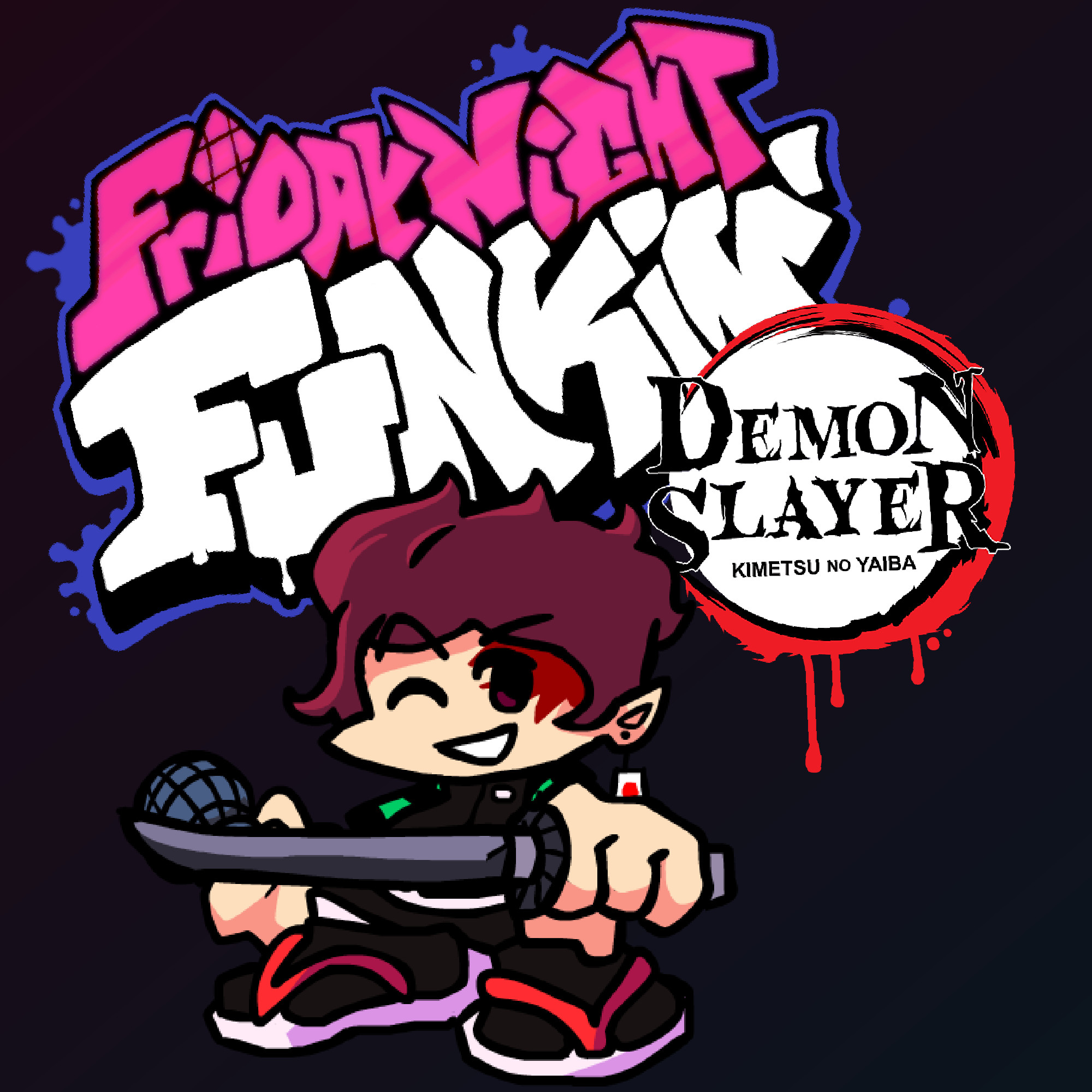 Demon Slayer(kimetsu no yaiba) characters as FNF Mod for Friday Night ...