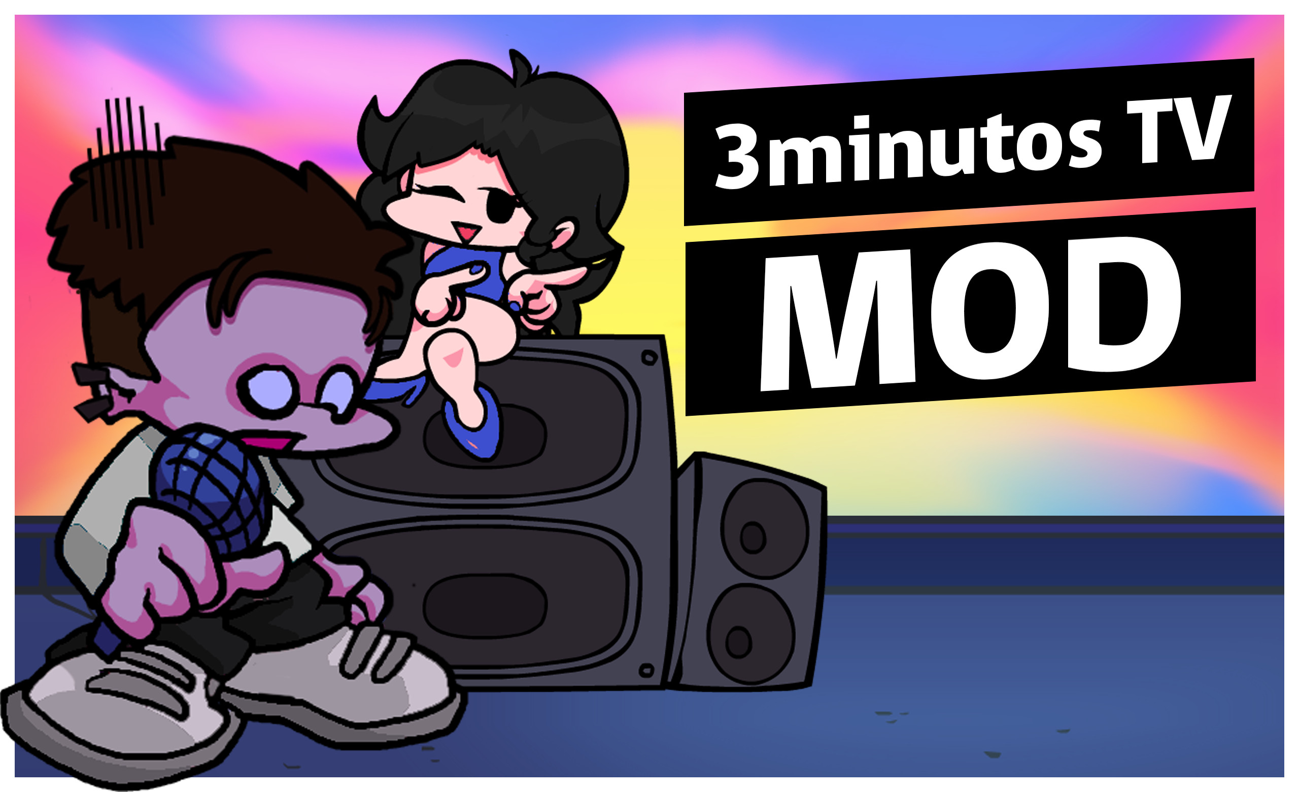 3minutos TV MOD Mod for Friday Night Funkin' | FNF Mods