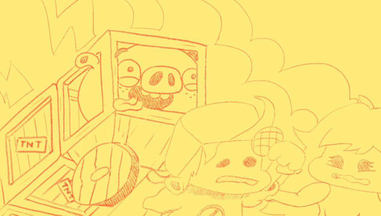 Fnf BadPiggies drip remix [Friday Night Funkin'] [Mods]