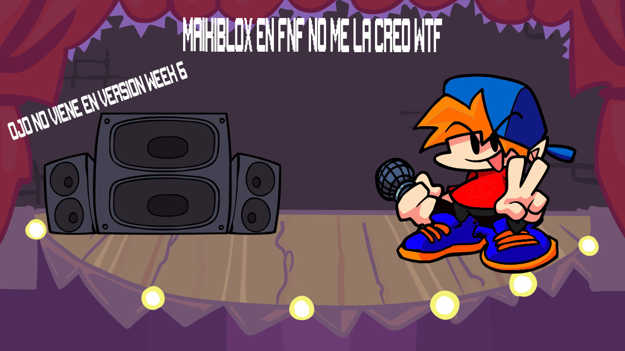Maiki is over BF Mod for Friday Night Funkin' | FNF Mods