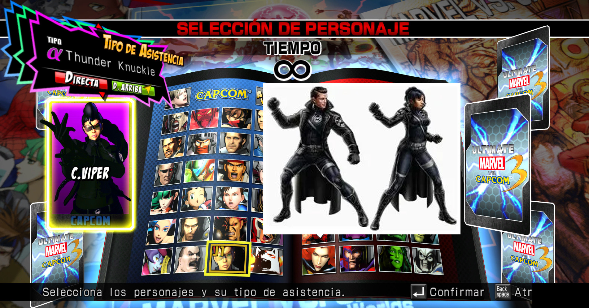 Crimson Viper, agent of SHIELD Mod for Ultimate Marvel vs Capcom 3 ...