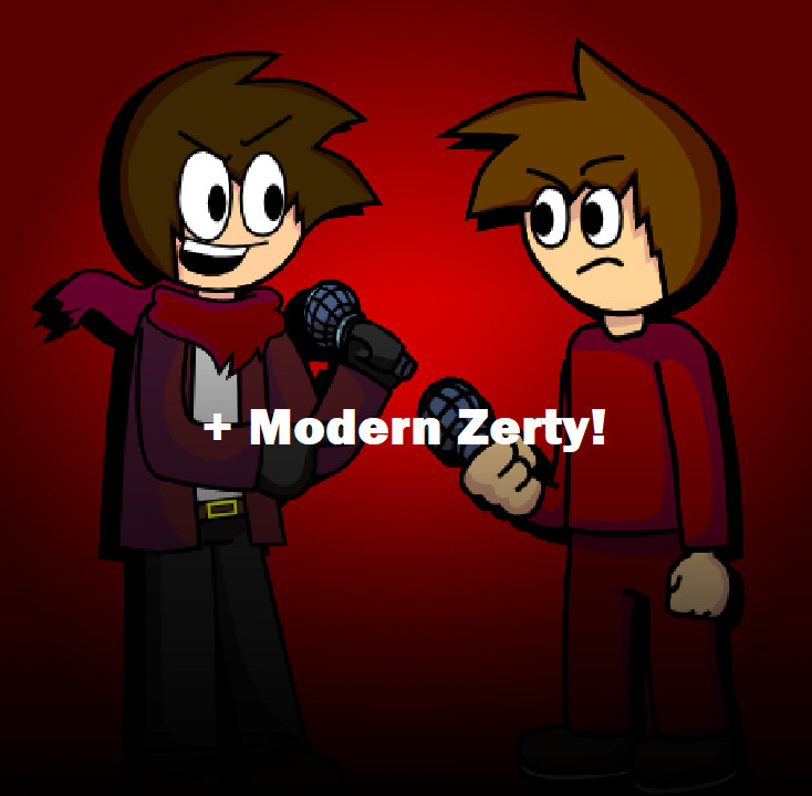 Zerty over Daddy Dearest (+ Modern Zerty) [Friday Night Funkin'] [Mods]