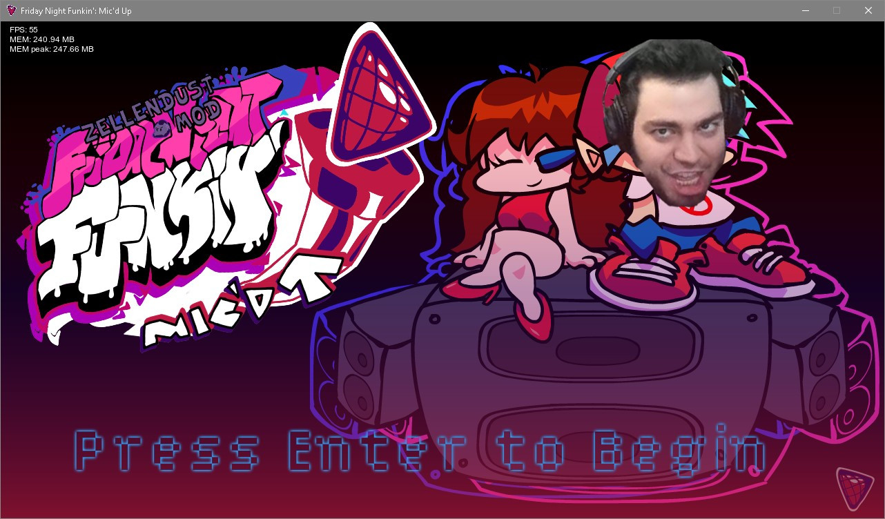 ZellenDust Mod Mod for Friday Night Funkin' | FNF Mods