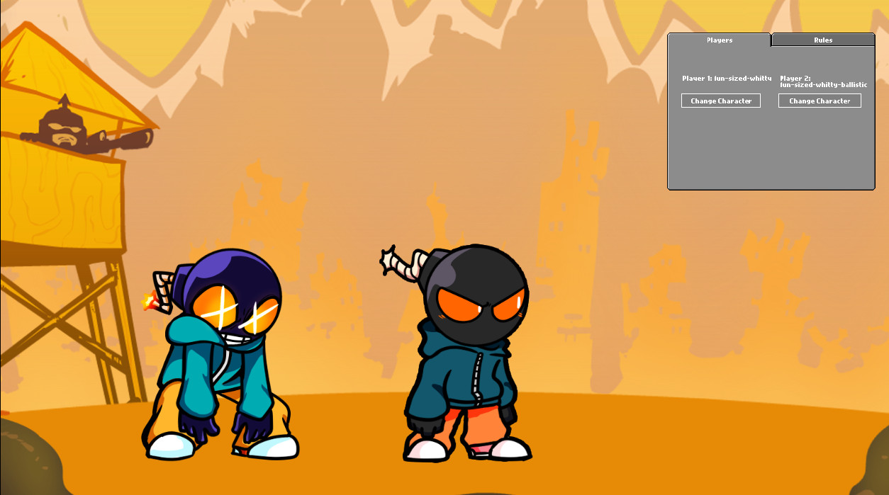 Fun Sized Whitty Mod Ballistic Ver Friday Night Funkin