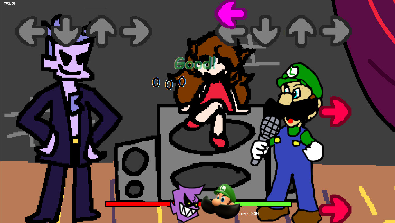 Luigi but bad fnf Mod for Friday Night Funkin' | FNF Mods