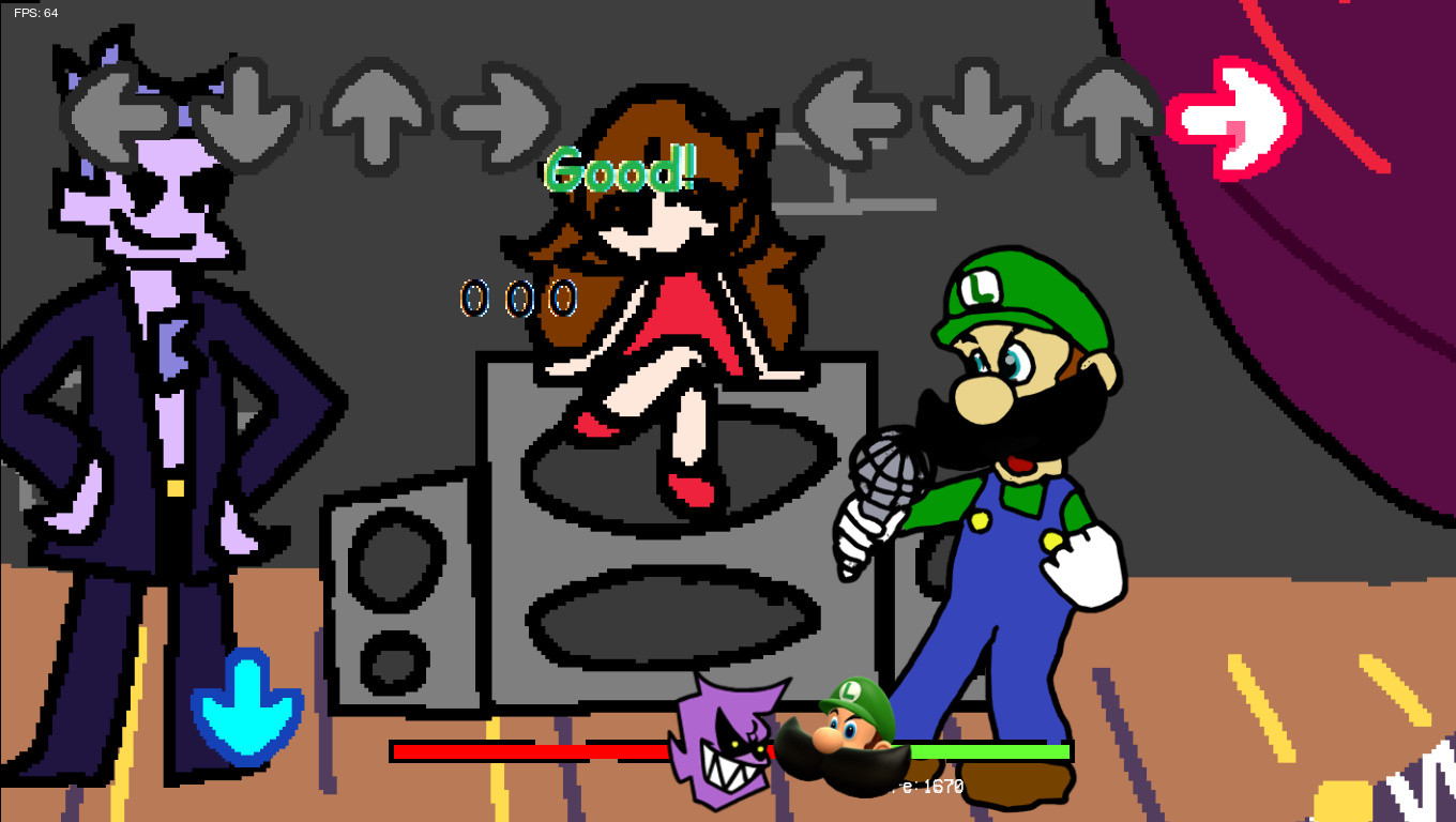 Luigi but bad fnf Mod for Friday Night Funkin' | FNF Mods