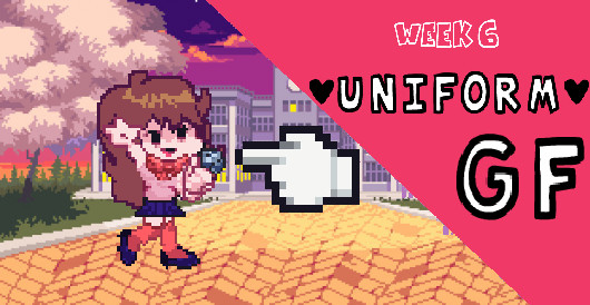 School Uniform GF Playable Mod for Friday Night Funkin' | FNF Mods