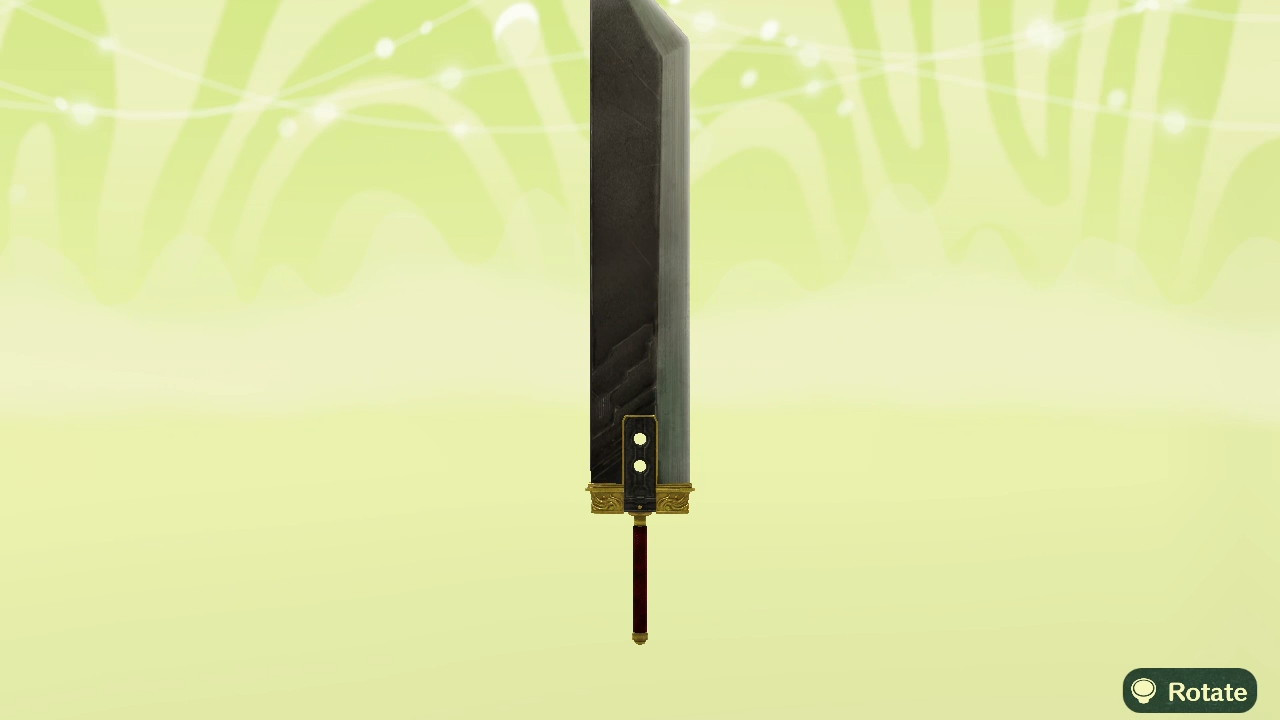 Buster Sword [Miitopia (Switch)] [Mods]