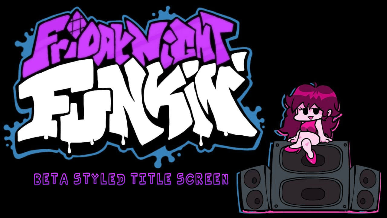 Beta Styled Title Screen Mod for Friday Night Funkin' | FNF Mods