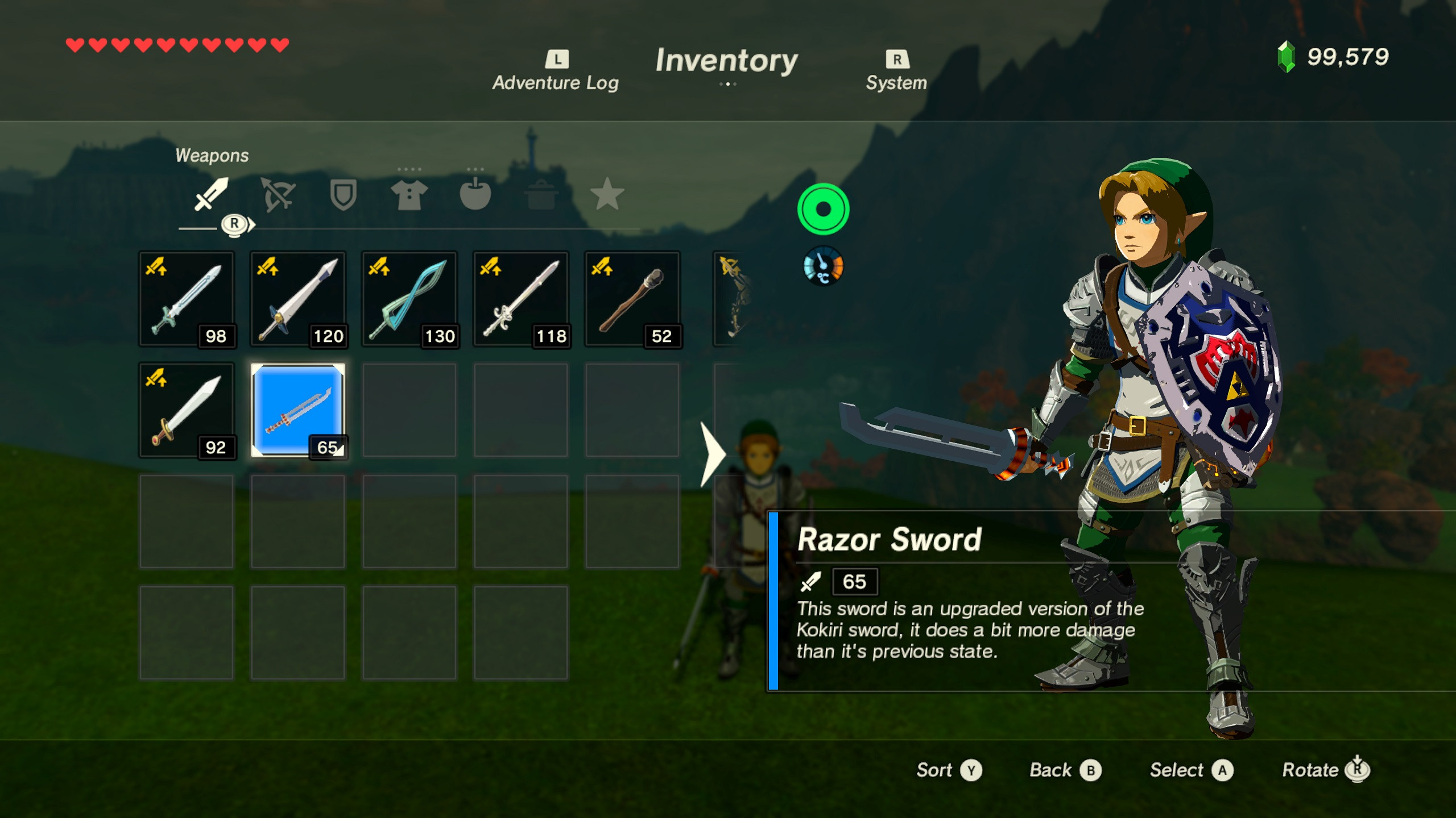 Razor Sword and Hero's Shield (Standalone) Mod for The Legend of Zelda ...
