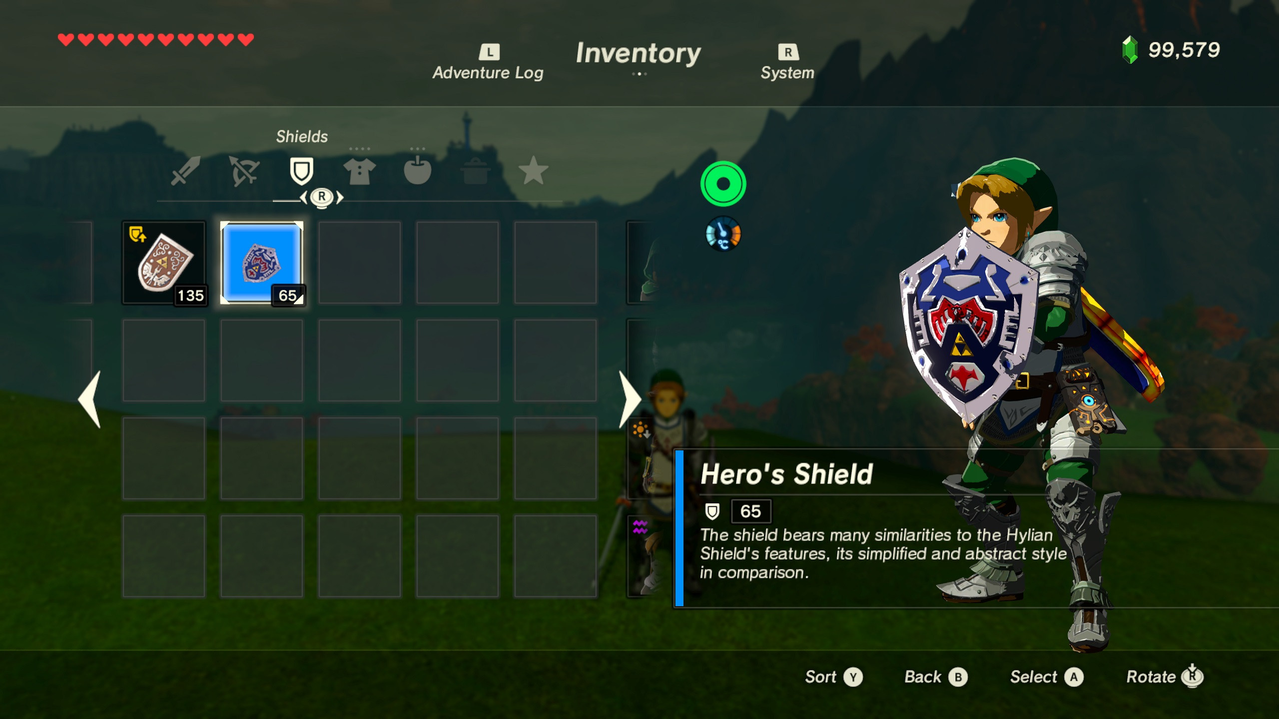 Razor Sword and Hero's Shield (Standalone) Mod for The Legend of Zelda ...
