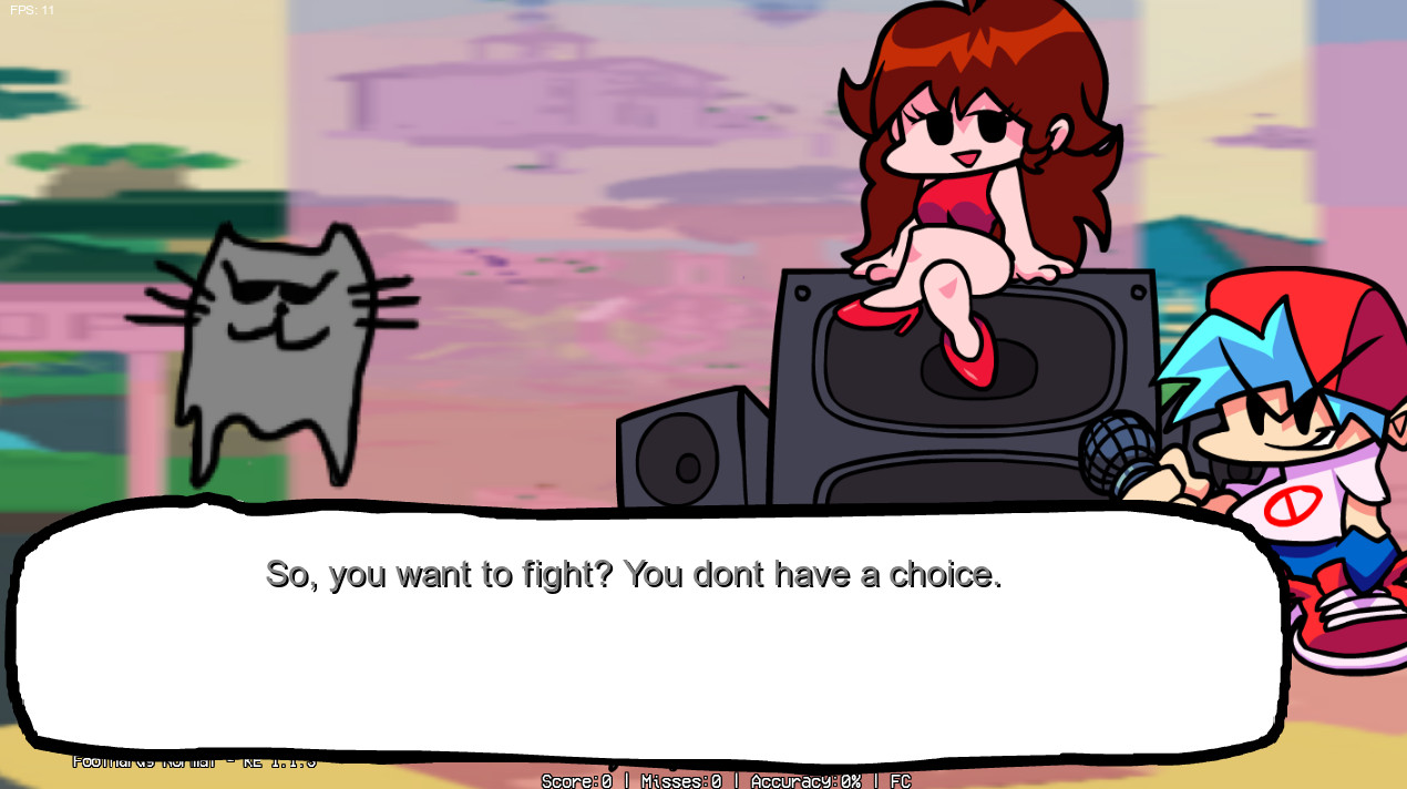 fnf swaggy cat mod (zardy reskin) Mod for Friday Night Funkin' | FNF Mods