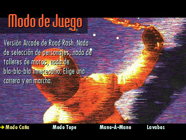 3DO Cover Menu Background Mod for Road Rash (PC) | Road Rash Mods