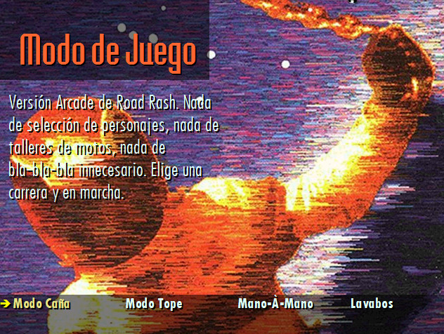 3DO Cover Menu Background Mod for Road Rash (PC) | Road Rash Mods