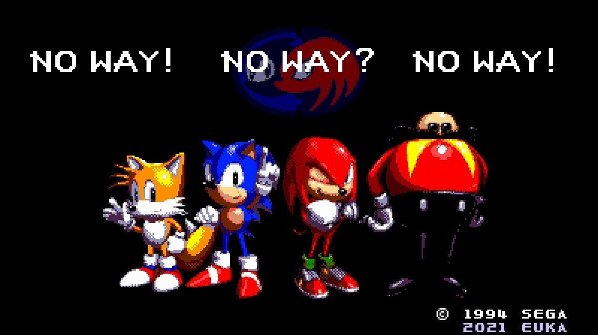 Restored Blue Spheres NO WAY Screen Mod for Sonic 3 A.I.R. | S3AIR Mods