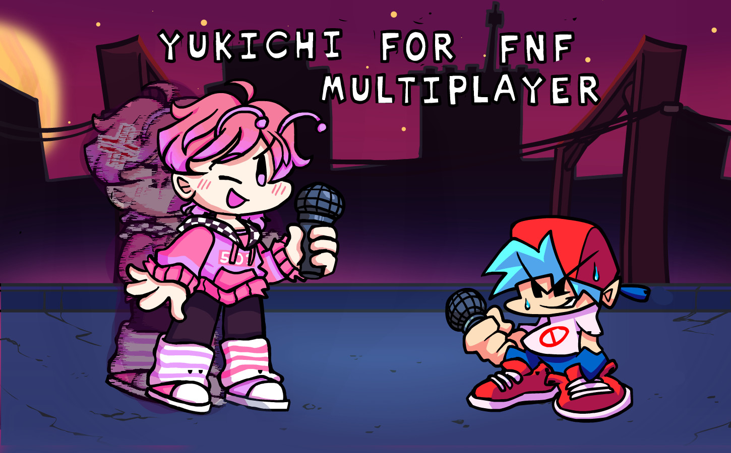 VS Yukichi mod for fnf multiplayer [Friday Night Funkin'] [Mods]