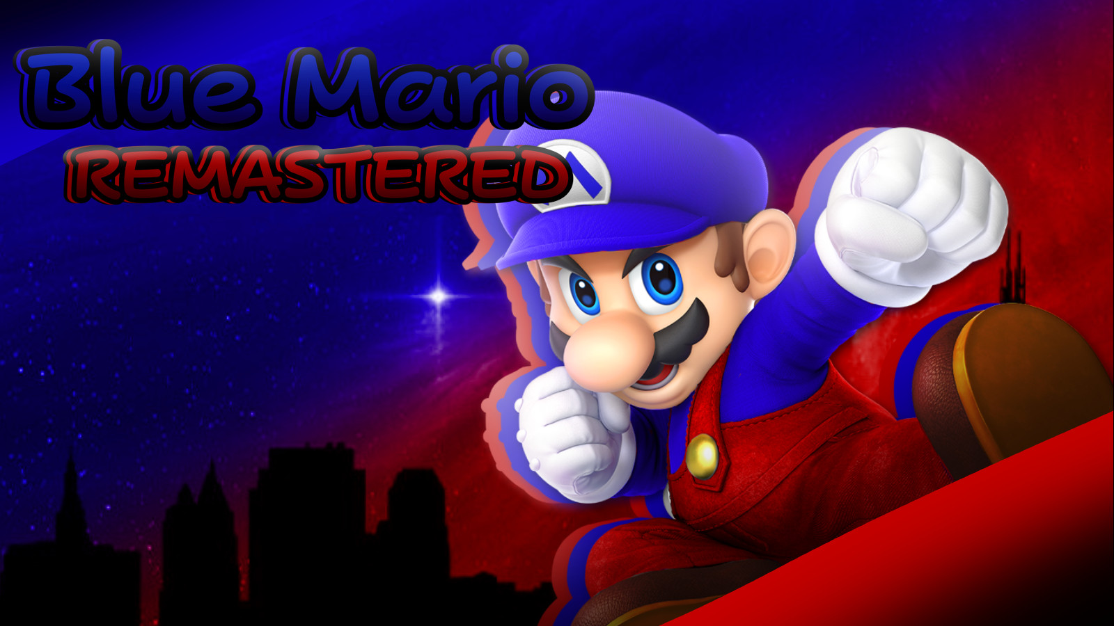 Blue Mario REMASTERED Mod for Super Smash Bros. Ultimate | SSBU Mods