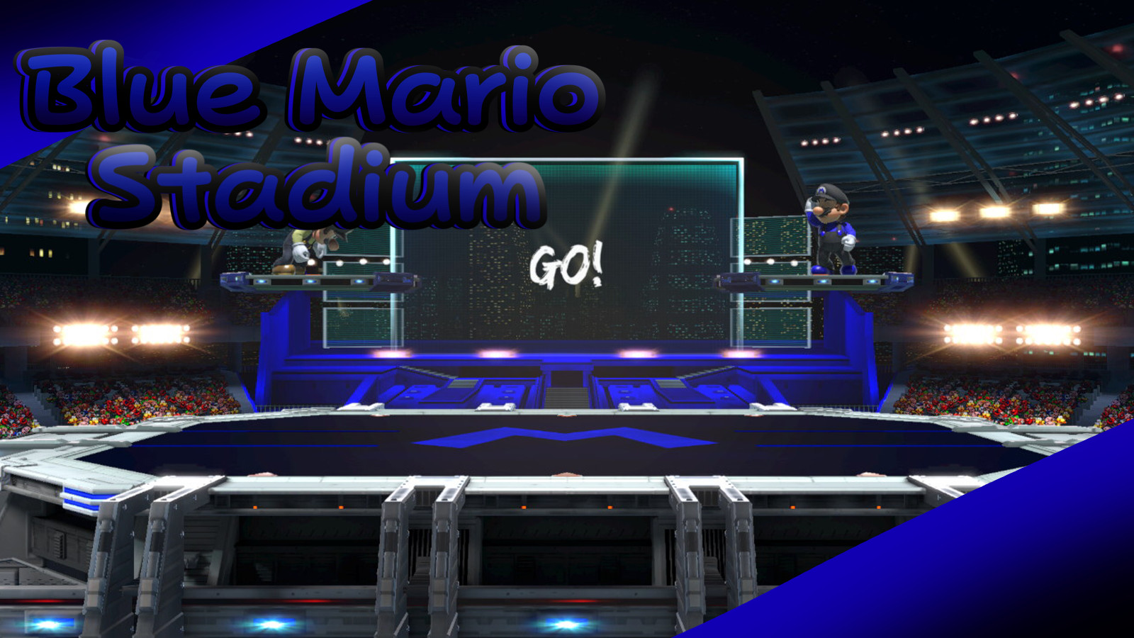 Blue Mario Stadium Mod for Super Smash Bros. Ultimate | SSBU Mods