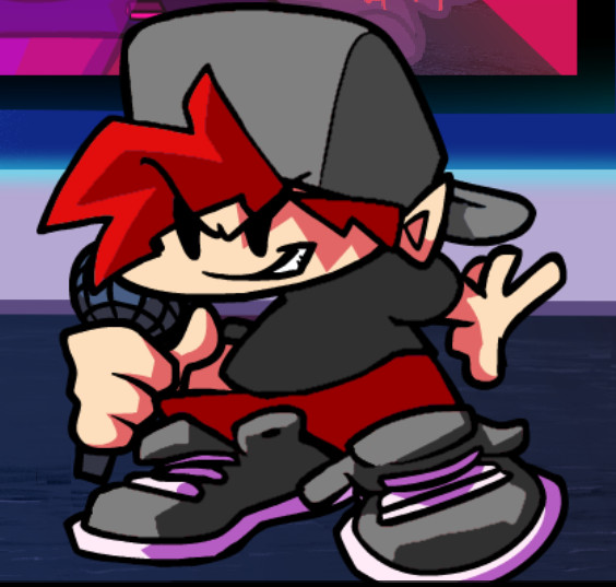 Red and Black Boyfriend Reanimated Mod for Friday Night Funkin' | FNF Mods