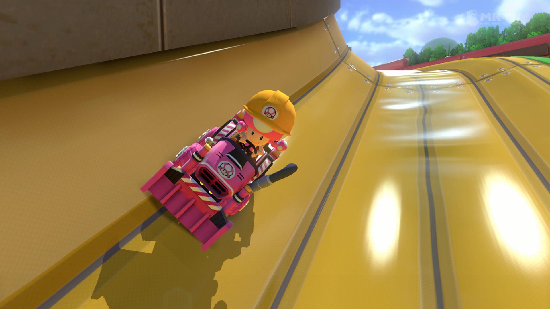 Pink Dozer from MKT Mod for Mario Kart 8 | MK8 Mods
