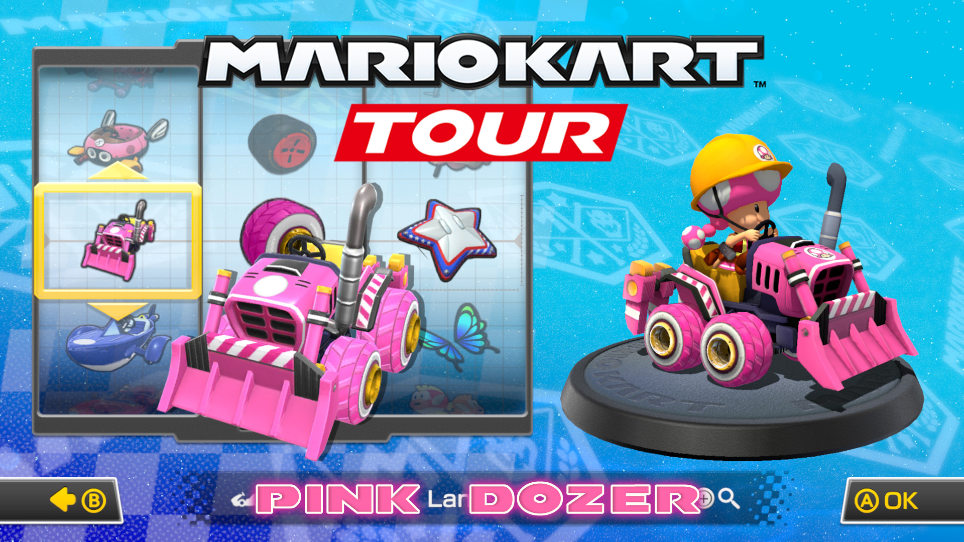 Pink Dozer from MKT Mod for Mario Kart 8 | MK8 Mods