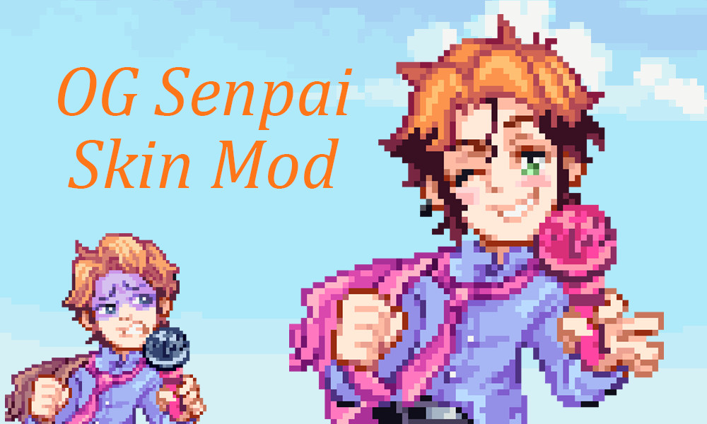OG Senpai over Senpai Mod for Friday Night Funkin' | FNF Mods