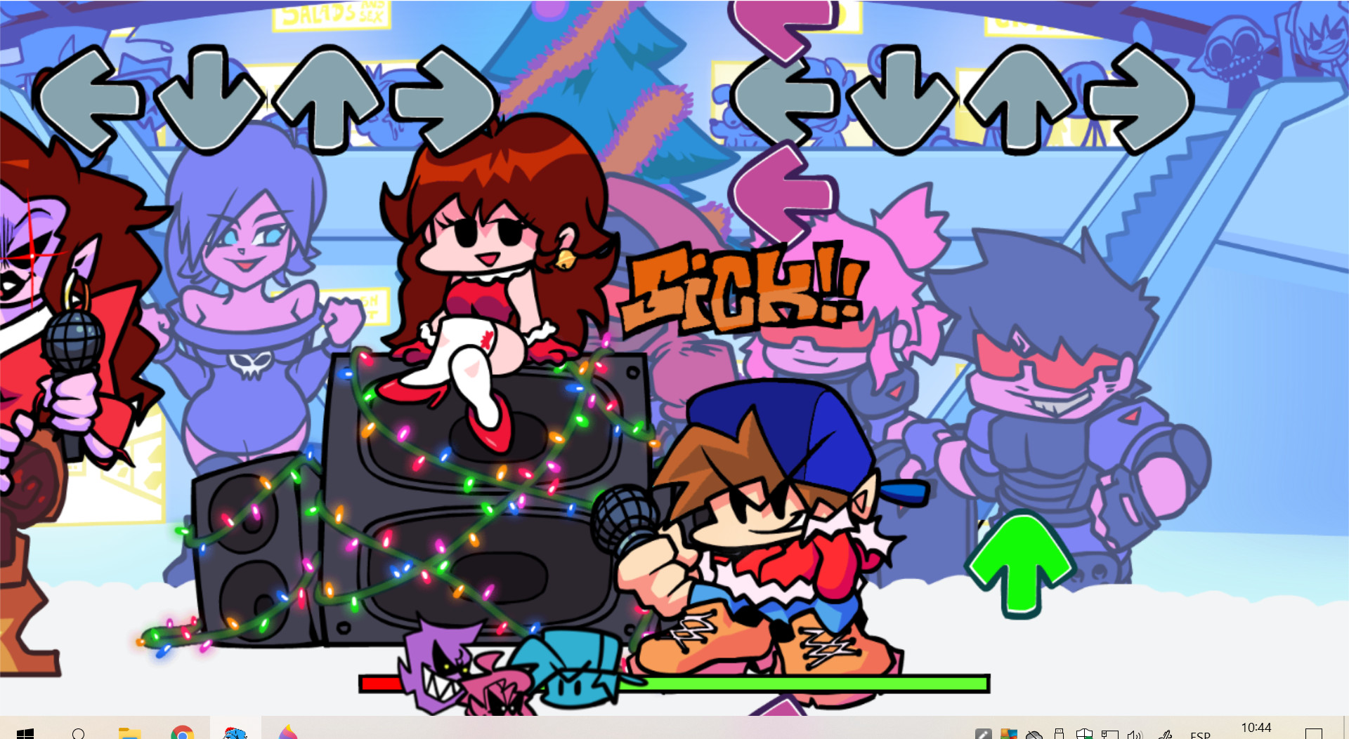 Rock boyfriend skin [Friday Night Funkin'] [Mods]