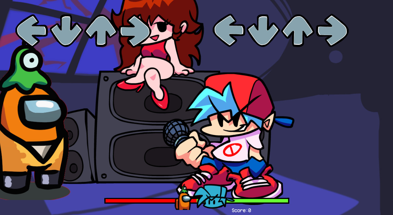 Imposter Over Skid and Pump [FNF MOD] [Friday Night Funkin'] [Mods]