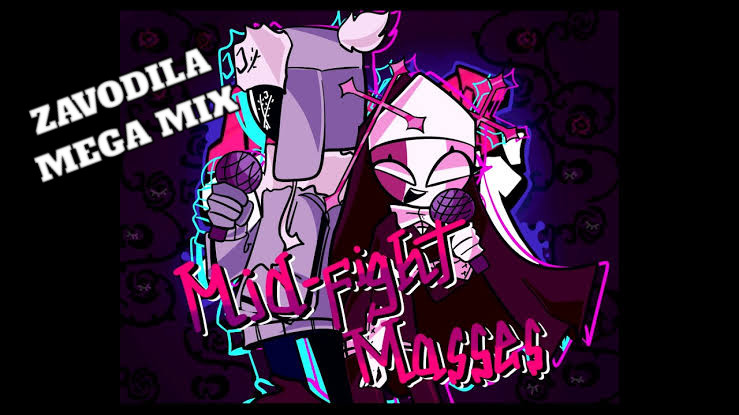 FNF Zavodila mega mix Mod for Friday Night Funkin' | FNF Mods