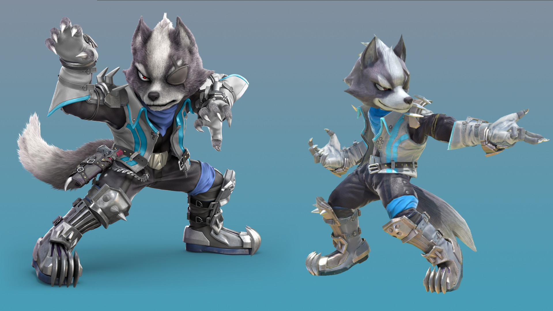 elitetweet's Silver and Blue Wolf Mod for Super Smash Bros. Ultimate ...