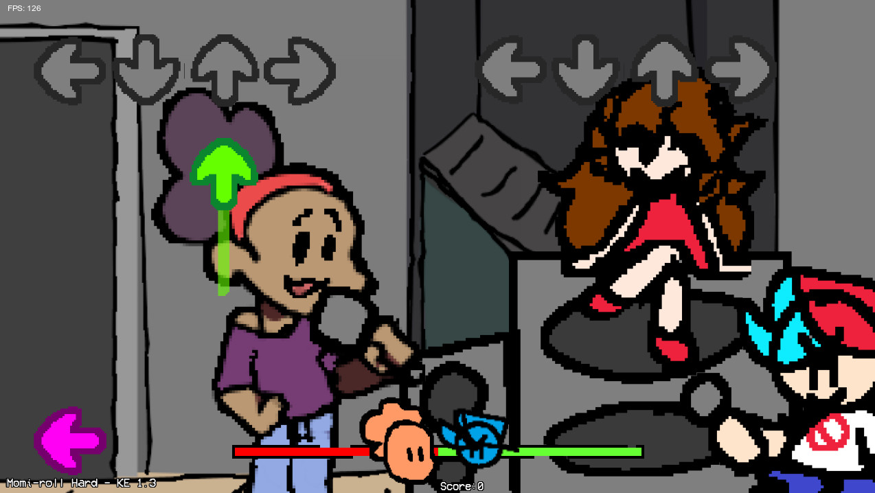 momi-roll but bad Mod for Friday Night Funkin' | FNF Mods